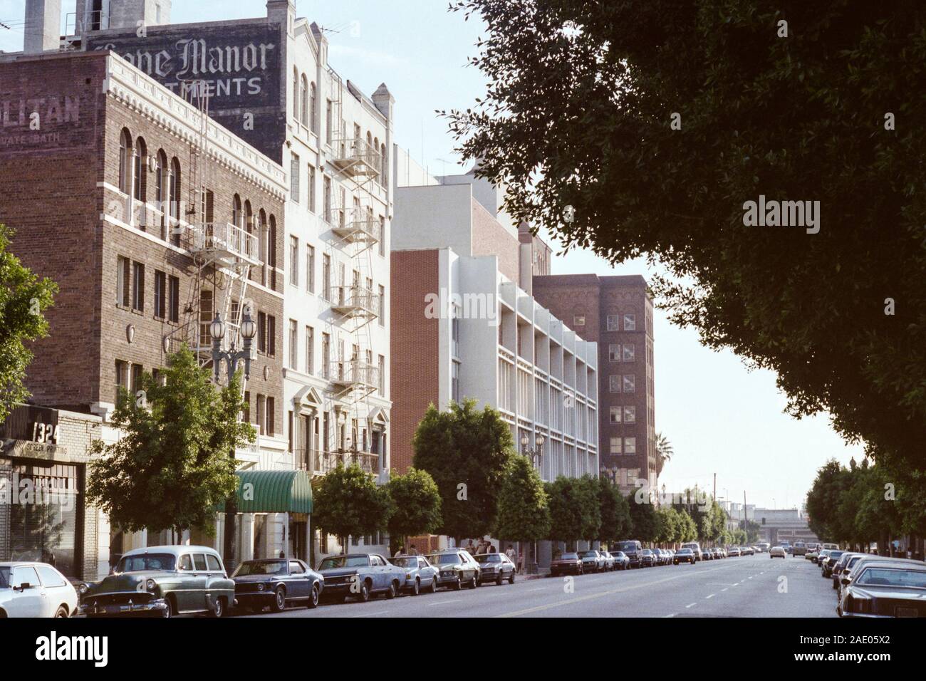 Los angeles downtown 1985 Banque de photographies et d’images à haute ...
