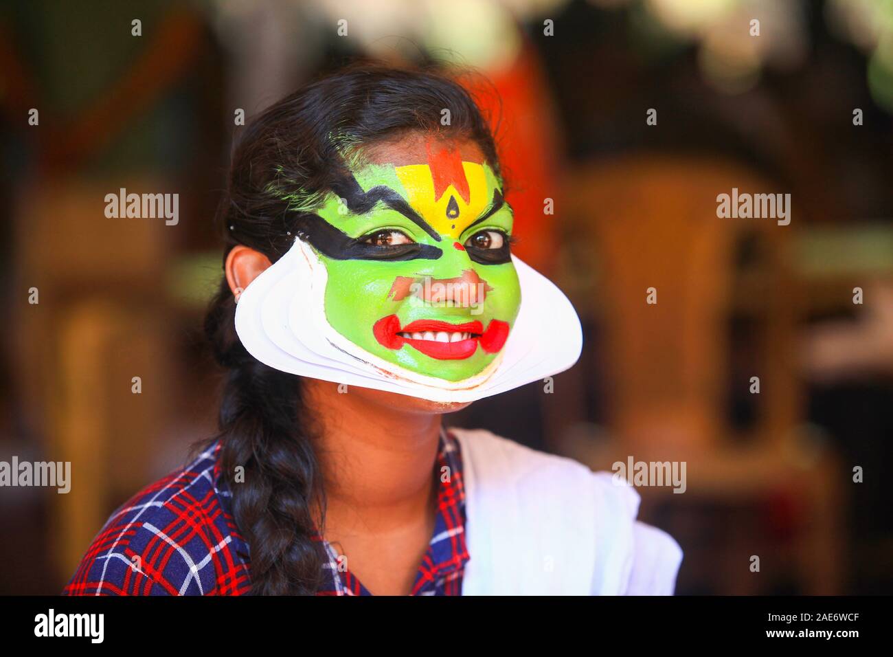 Kathakali traditional dance form kerala Banque de photographies et d ...