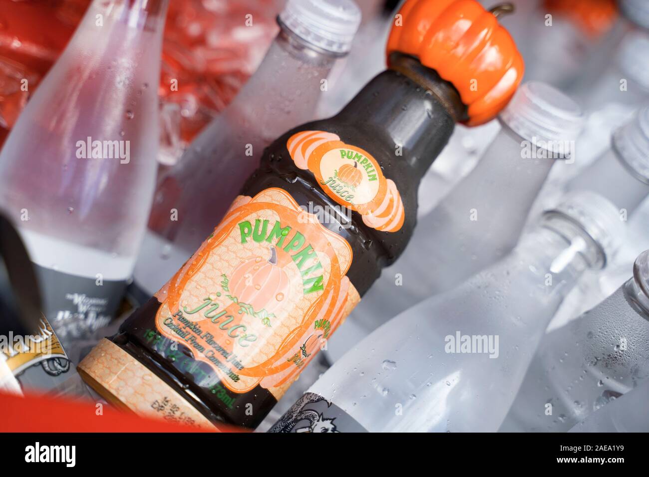 Bouteille de jus de citrouille et Gillywater, Wizarding World of Harry ...