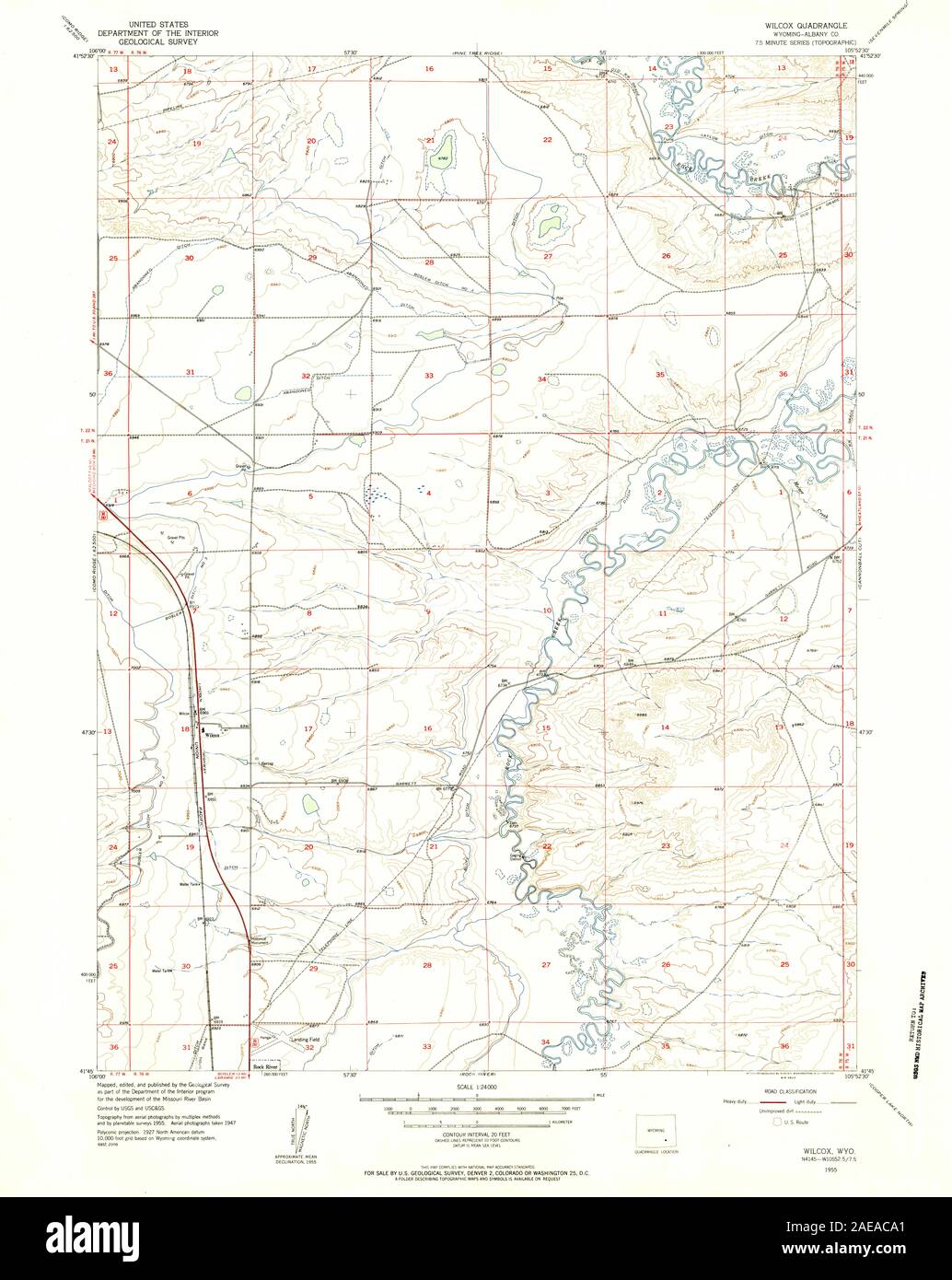 Mappa di wilcox Banque de photographies et d’images à haute résolution ...