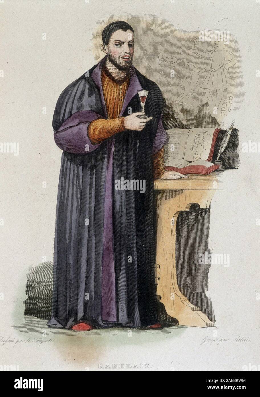François rabelais portrait Banque de photographies et d’images à haute ...