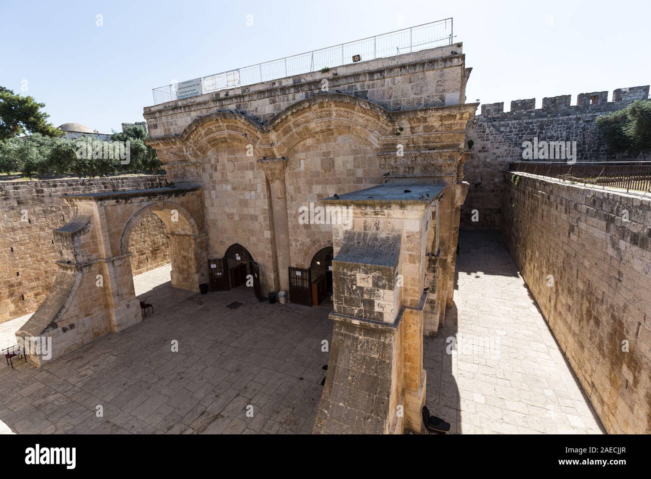 Temple mount gate Banque de photographies et d’images à haute ...