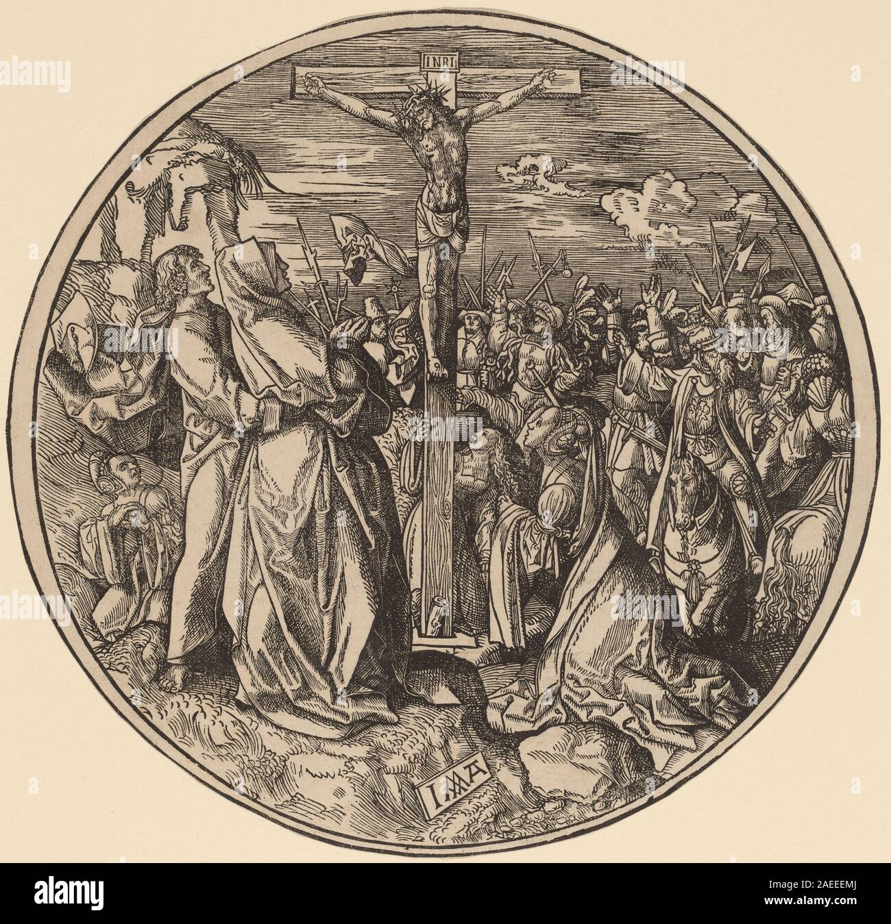 Jacob Cornelisz Van Oostsanen La Crucifixion Banque d'image et photos - Alamy