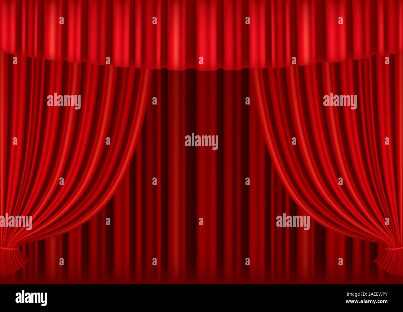 Rideau fermé Banque d'images vectorielles - Alamy