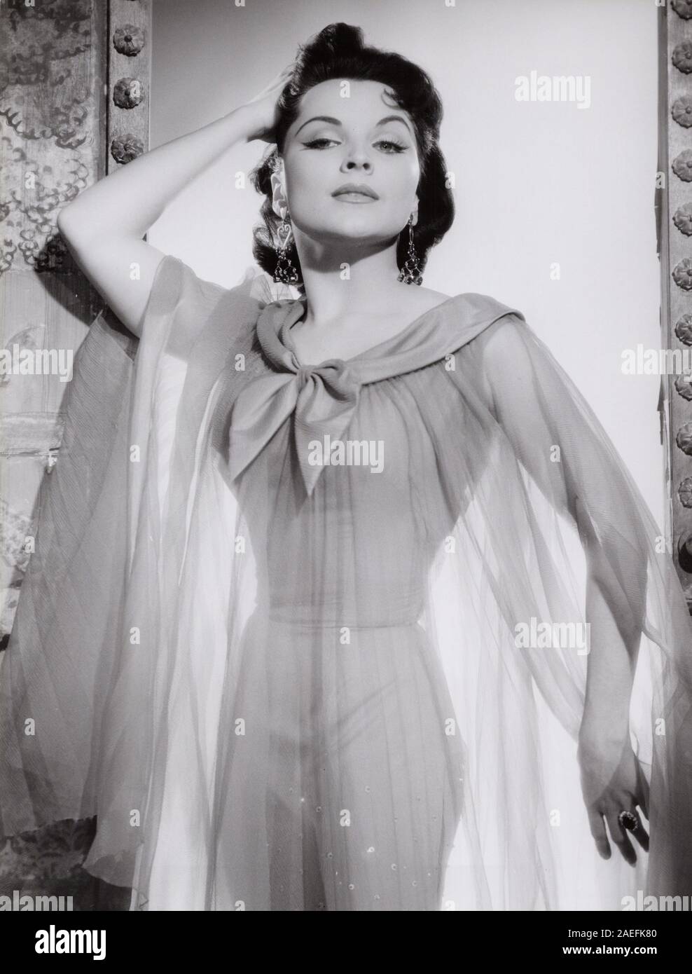 Debra Paget, amerikanische Schauspielerin, Deutschland 1959. L'actrice ...