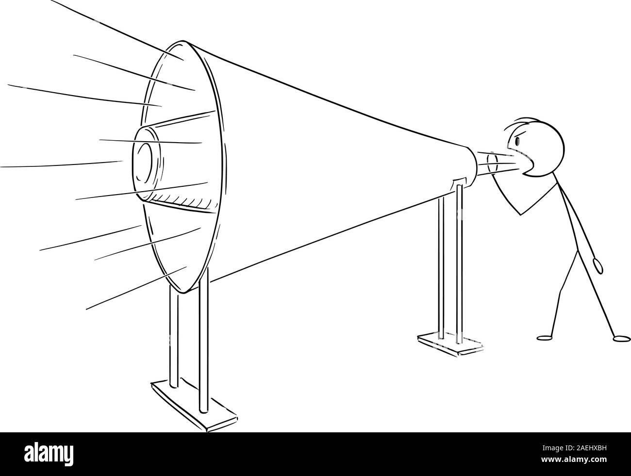 Vector cartoon stick figure dessin illustration conceptuelle de l'homme ...