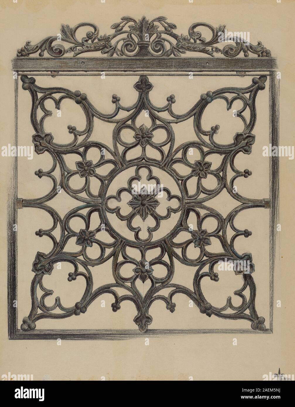 Early cast iron structure Banque de photographies et d’images à haute ...