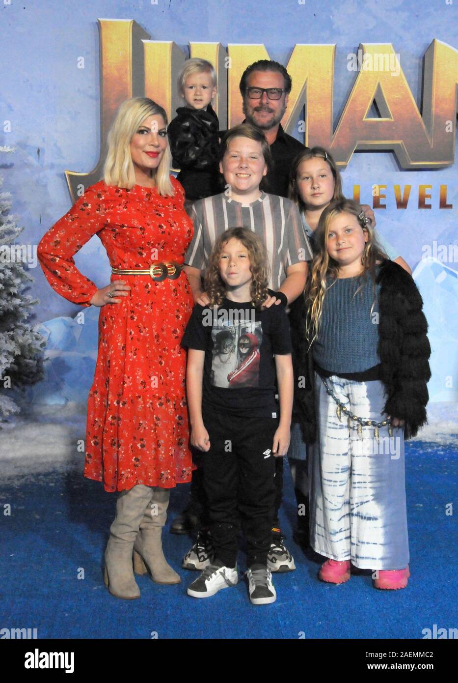 Hollywood, Californie, USA 9 Décembre 2019 L'actrice Tori Spelling ...