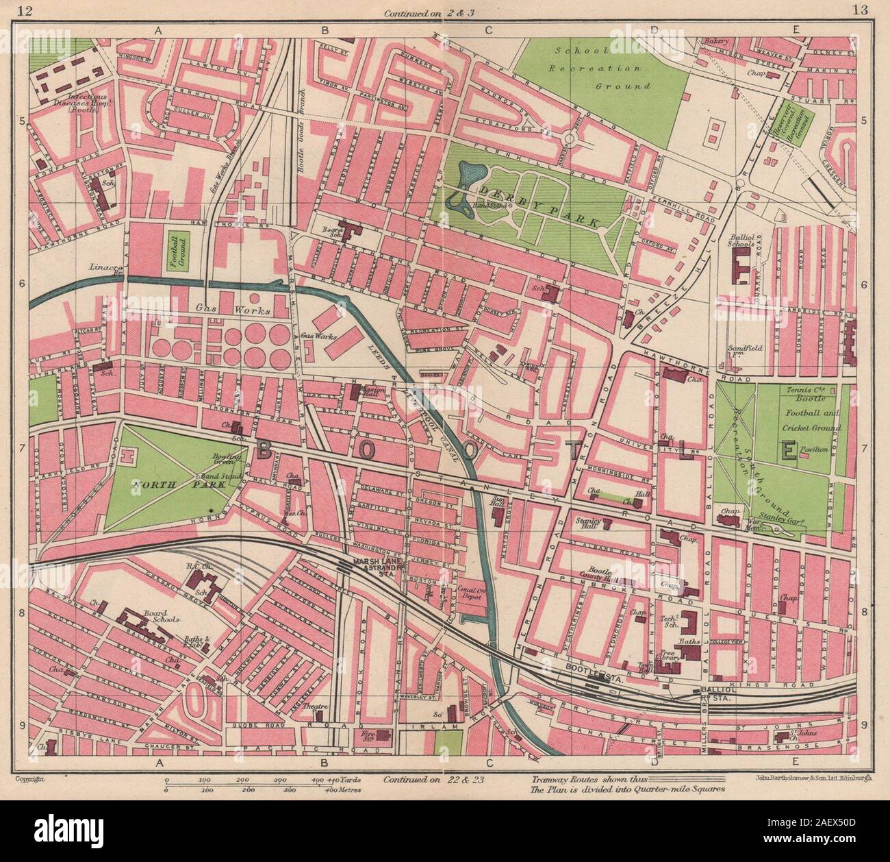 Mappa di bootle Banque de photographies et d’images à haute résolution ...