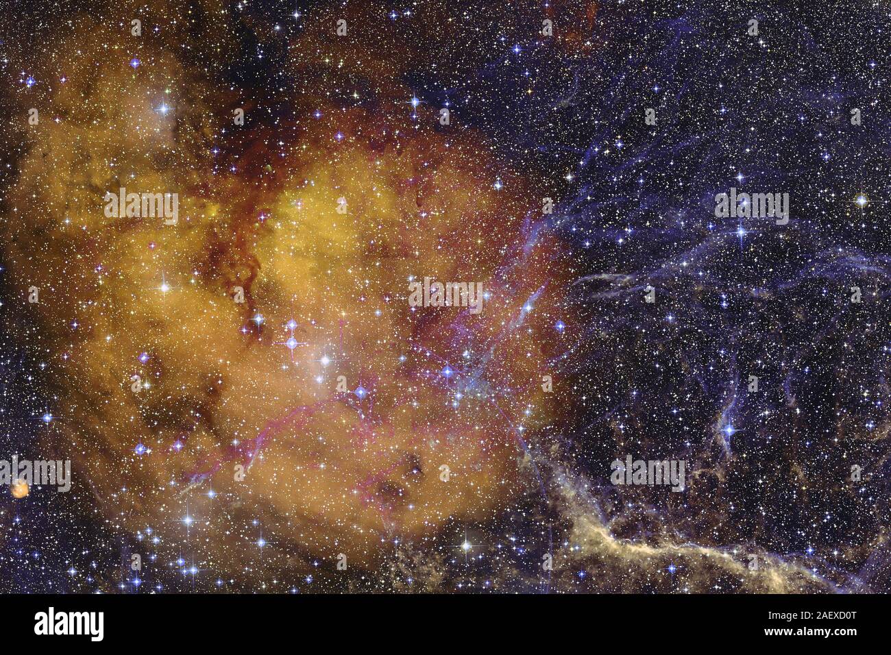 L'espace profond art. Starfield stardust, nébuleuse et Galaxie ...
