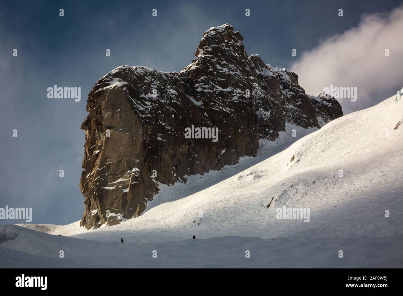 Alpiniste alpin glacier neige Banque de photographies et d’images à ...