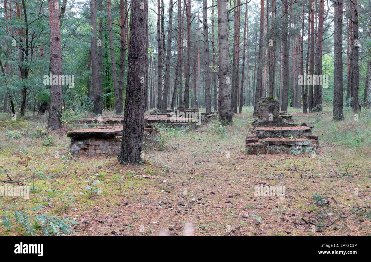 Le reste du Stalag Luft III - Stammlager Luft III près de la ville ...