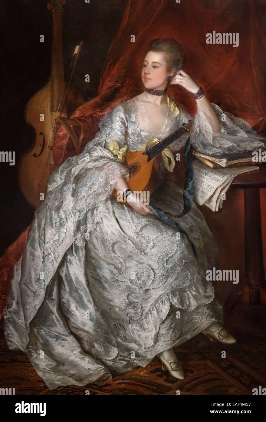 Ann ford plus tard mme philip thicknesse Banque de photographies et d ...