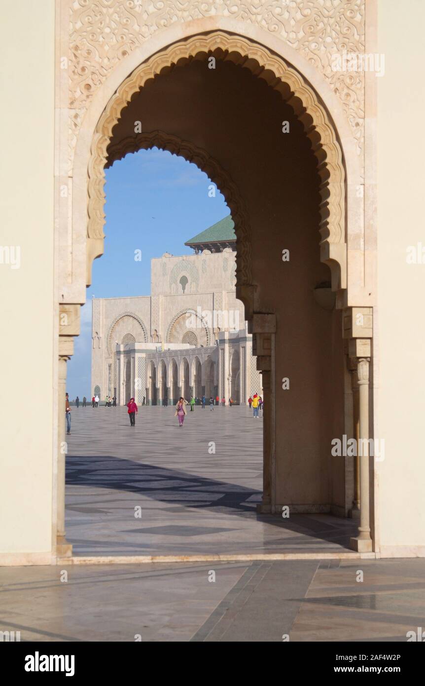 La Mosquée Hassan II - la plus grande mosquée d'Afrique - Casablanca ...