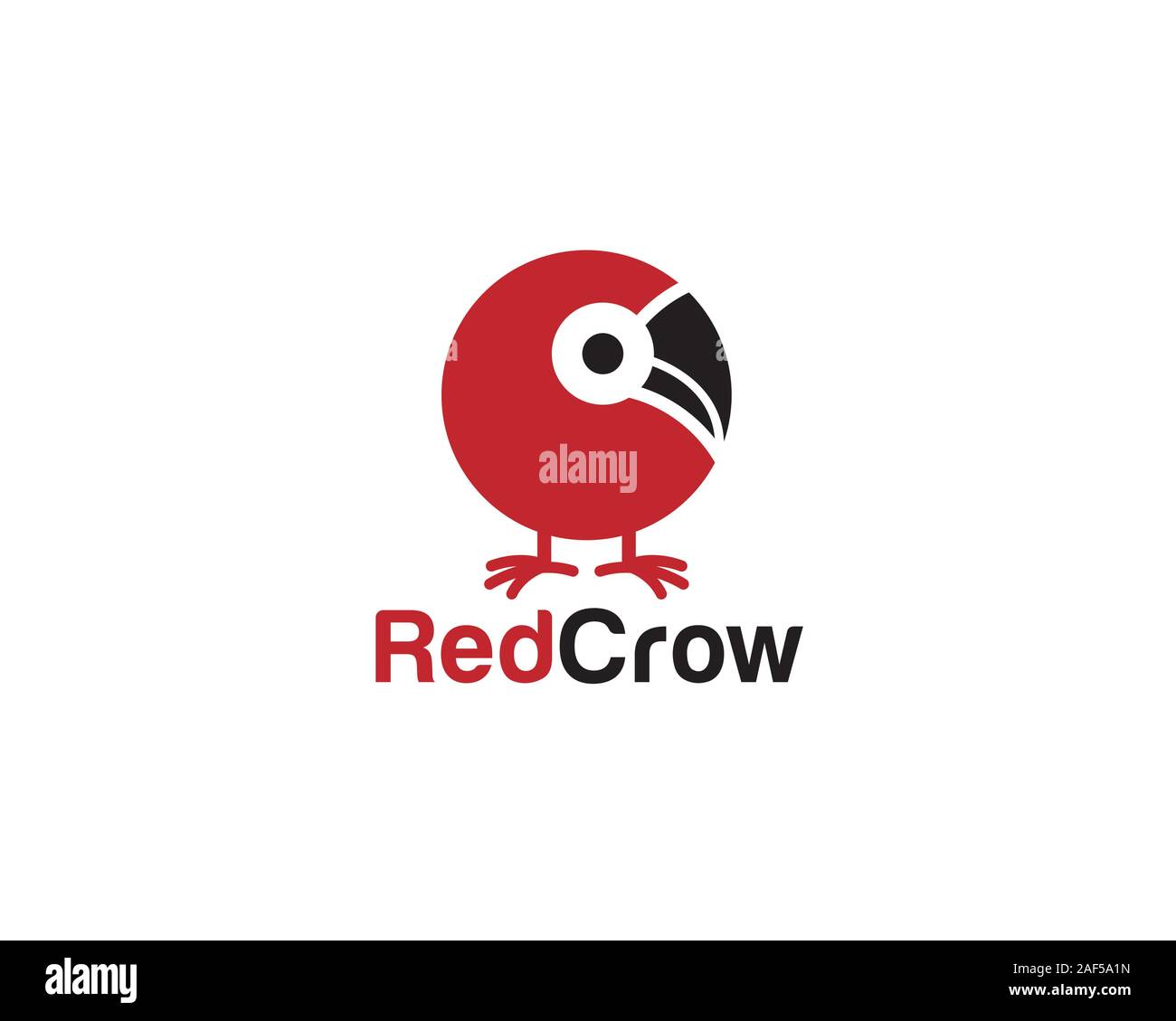 Pieds rouges Banque d'images vectorielles - Alamy