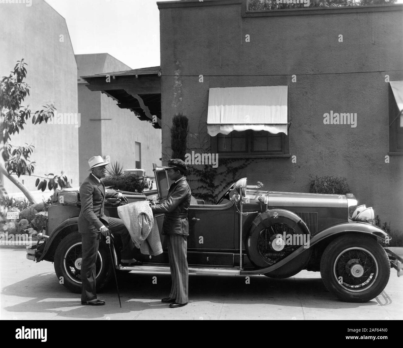 Vintage los angeles car Banque d'images noir et blanc - Alamy