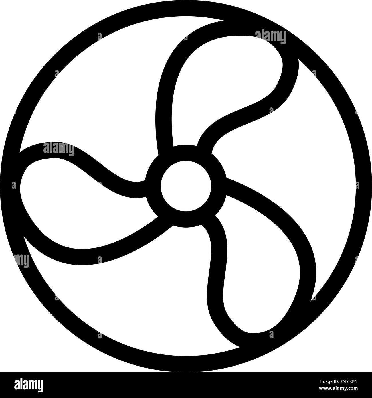 L'icône du ventilateur vecteur. Illustration symbole contour isolé ...