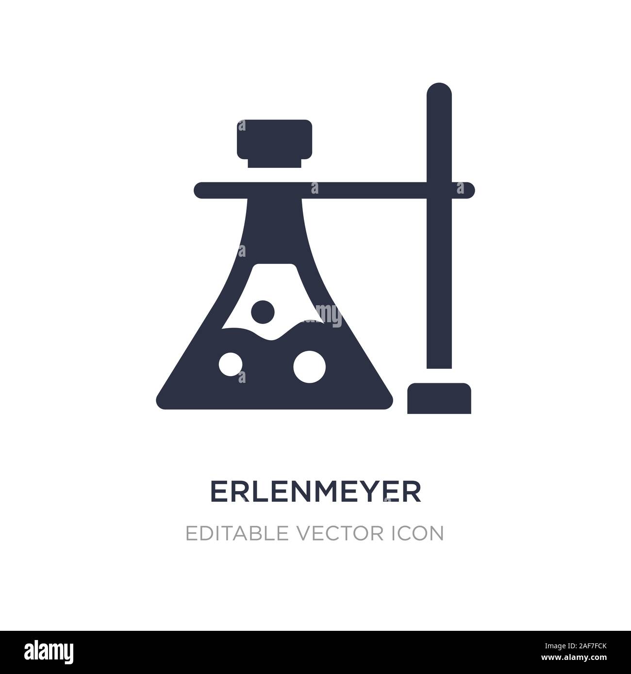 Erlenmeyer logo Banque d'images vectorielles - Alamy
