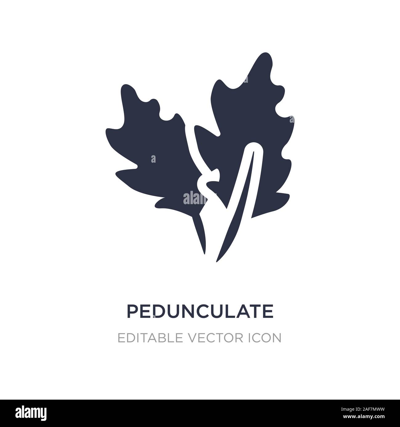 Icône pédonculé sur fond blanc. Illustration de la nature de l'élément ...