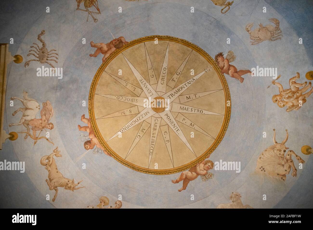 La voûte du duc Ferdinand de Bourbon à l'intérieur de l'observatoire ...