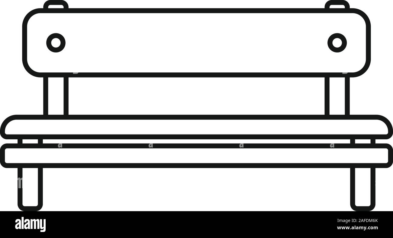 L'icône de banquette. Banquette aperçu l'icône vecteur pour la ...