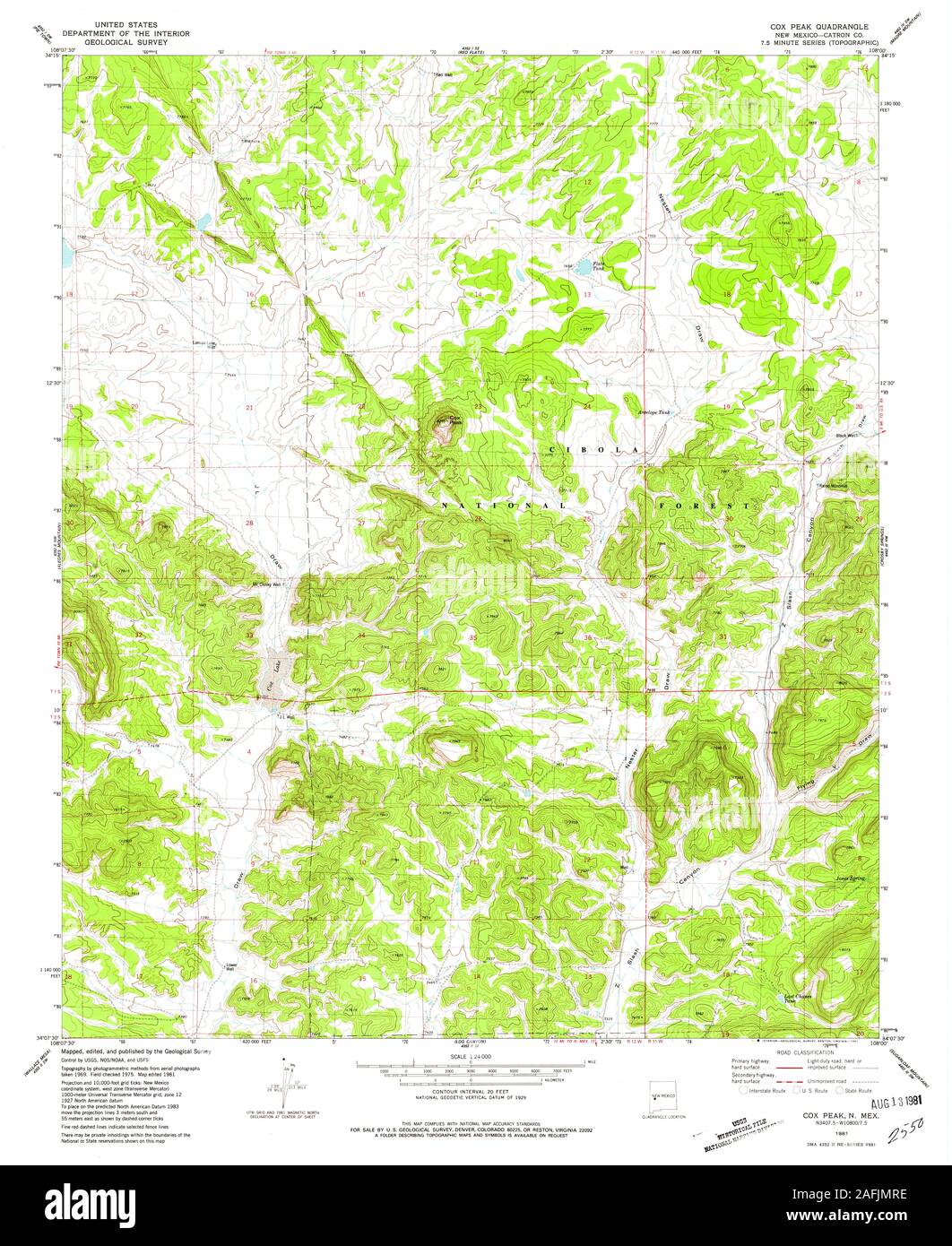 1981 mapa de mexico Banque de photographies et d’images à haute ...