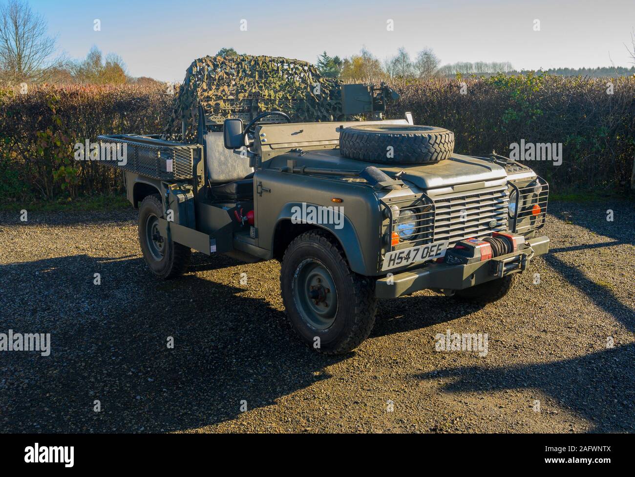 British military vehicle road Banque de photographies et d’images à ...