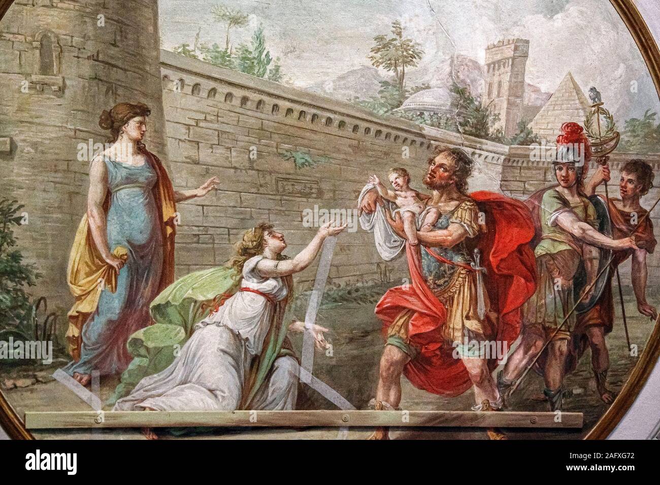 Sala di ettore e andromaca Banque de photographies et d’images à haute ...