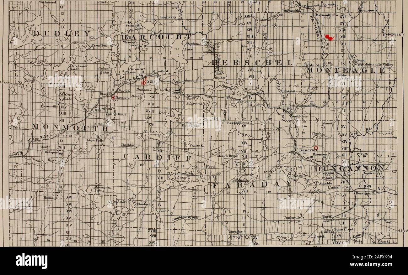 Carte de timmins Banque de photographies et d’images à haute résolution ...