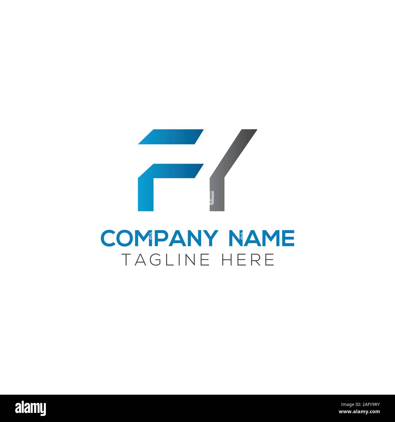 L'exercice Initial Lettre Logo mixte. Lettre de la création de logo d ...