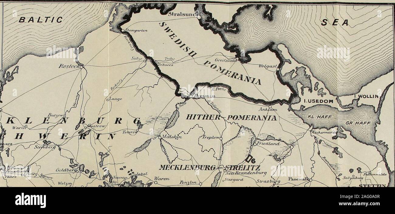 Mappa di prenzlau Banque de photographies et d’images à haute ...