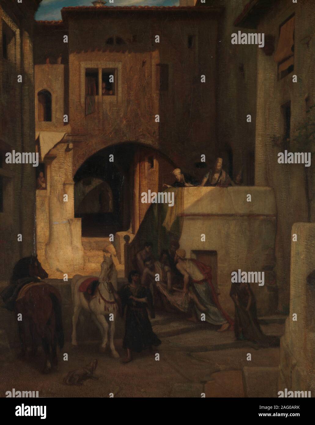 Il paysage avec bon samaritain Banque de photographies et d’images à ...