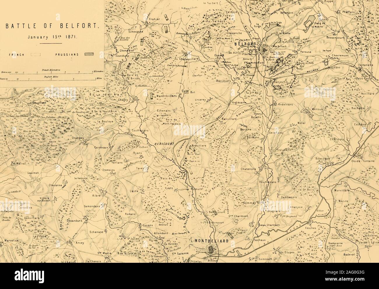 Belfort map Banque de photographies et d’images à haute résolution - Alamy
