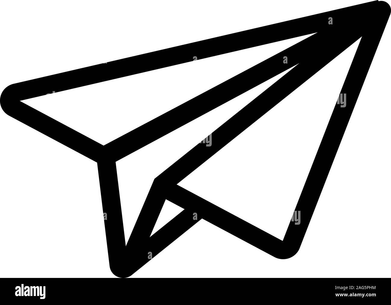 L'icône a envoyé la lettre. Illustration symbole contour isolé Image ...