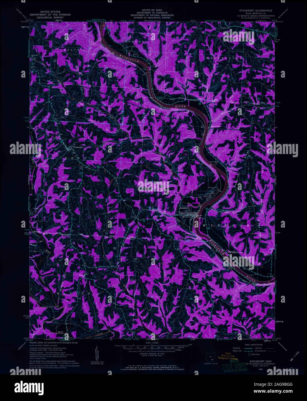 Carte de stockport Banque d'image et photos - Alamy