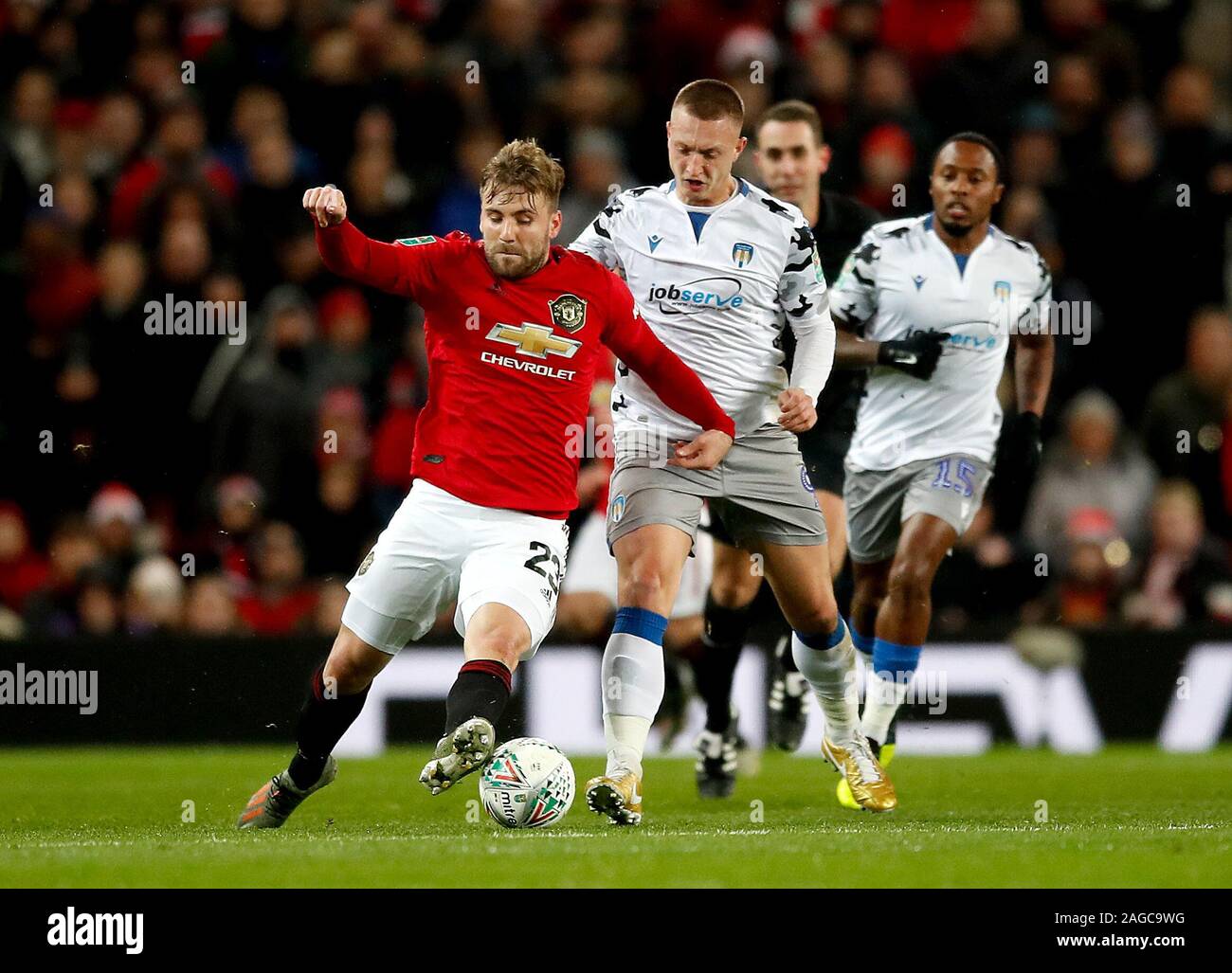 Bataille de colchester uniteds luke norris Banque de photographies et d ...