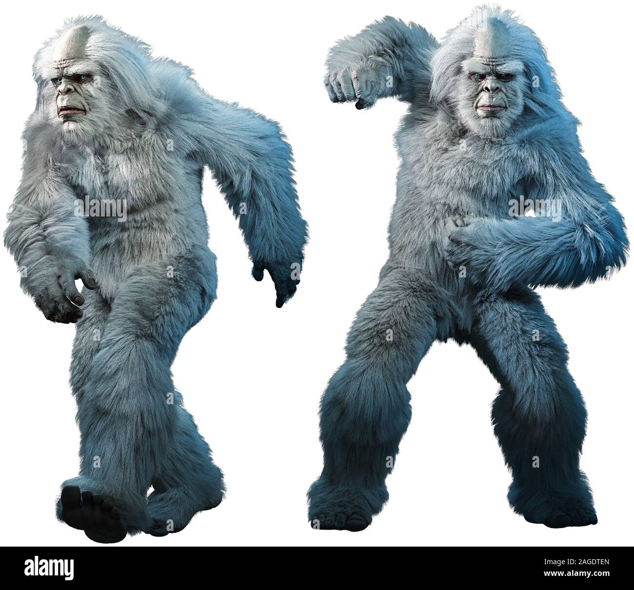Abominable homme des neige Banque d'images détourées - Alamy