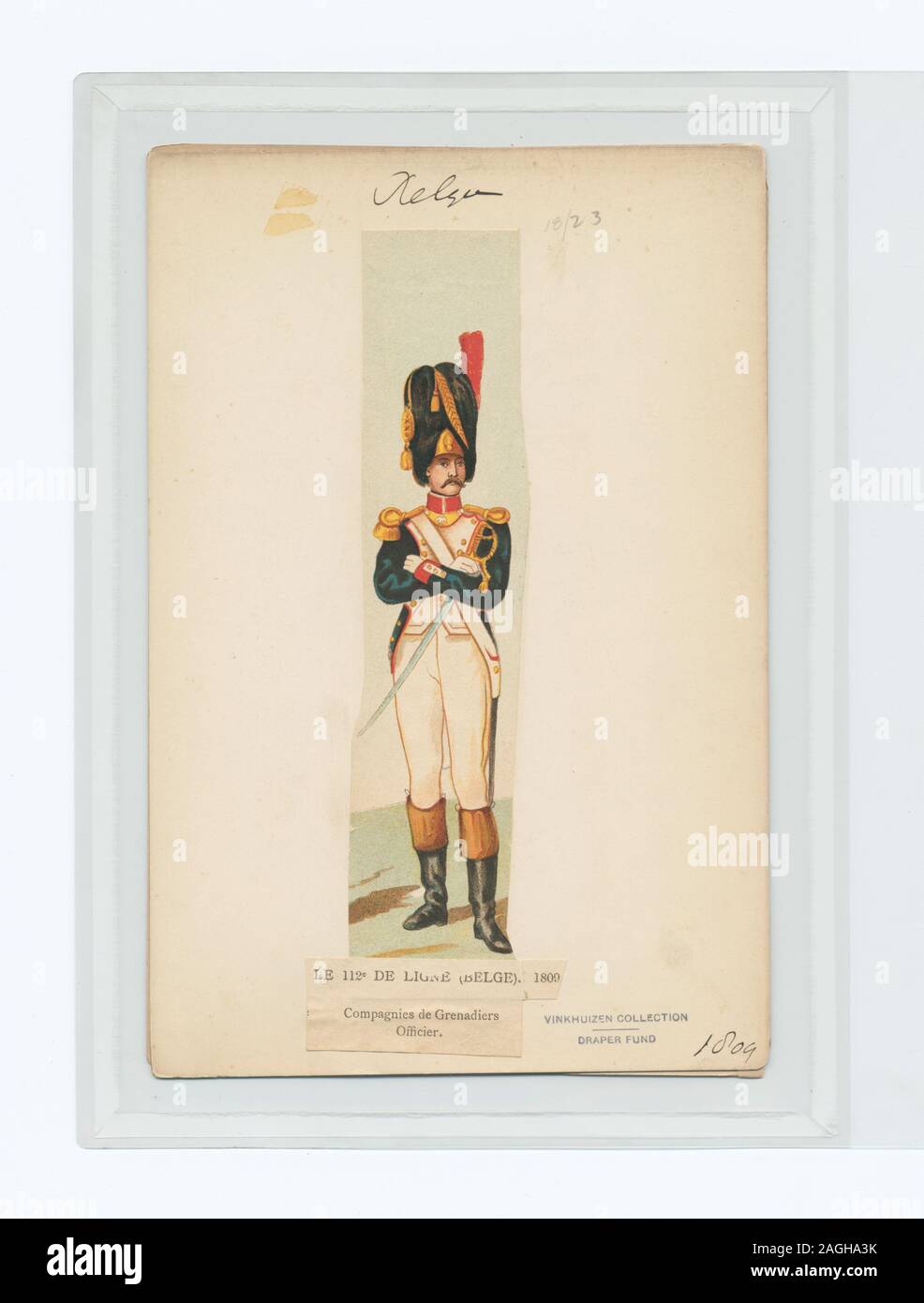 112e régiment d'infanterie de ligne français, officier de la compagnie ...