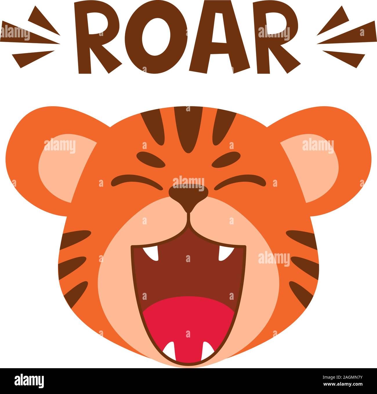 Museau Ouvert Banque d'images vectorielles - Alamy