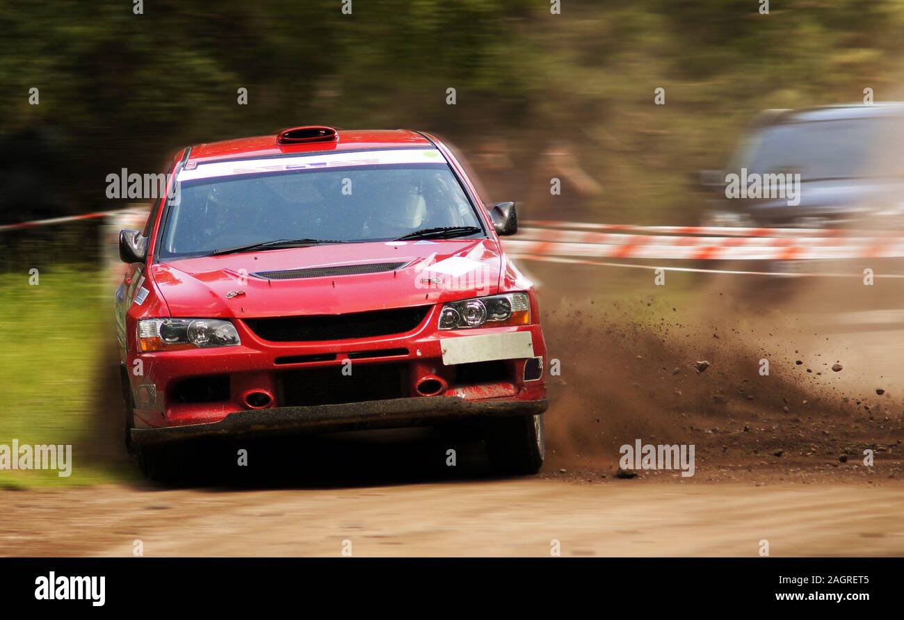 Voiture de rallye mitsubishi Banque de photographies et d’images à ...