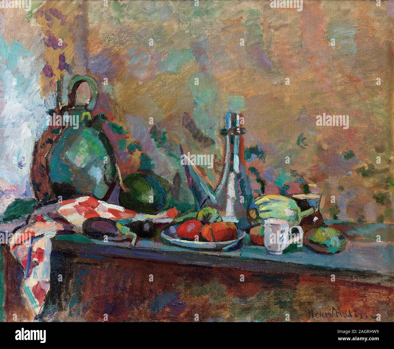 Nature morte au purro I. Musée : collection privée. Auteur : Henri ...