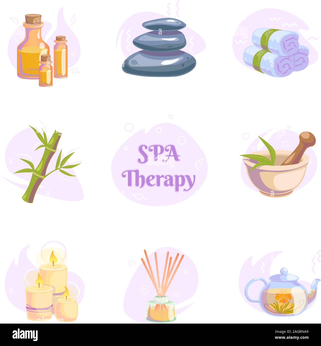 Symbole Du Spa Banque Dimages Vectorielles Alamy