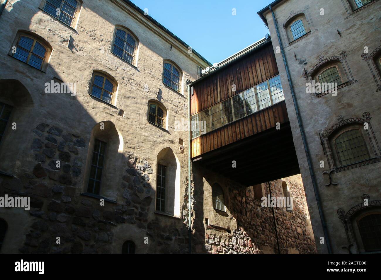 Le château de Turku en Finlande, l'un des célèbres sites finlandais et ...