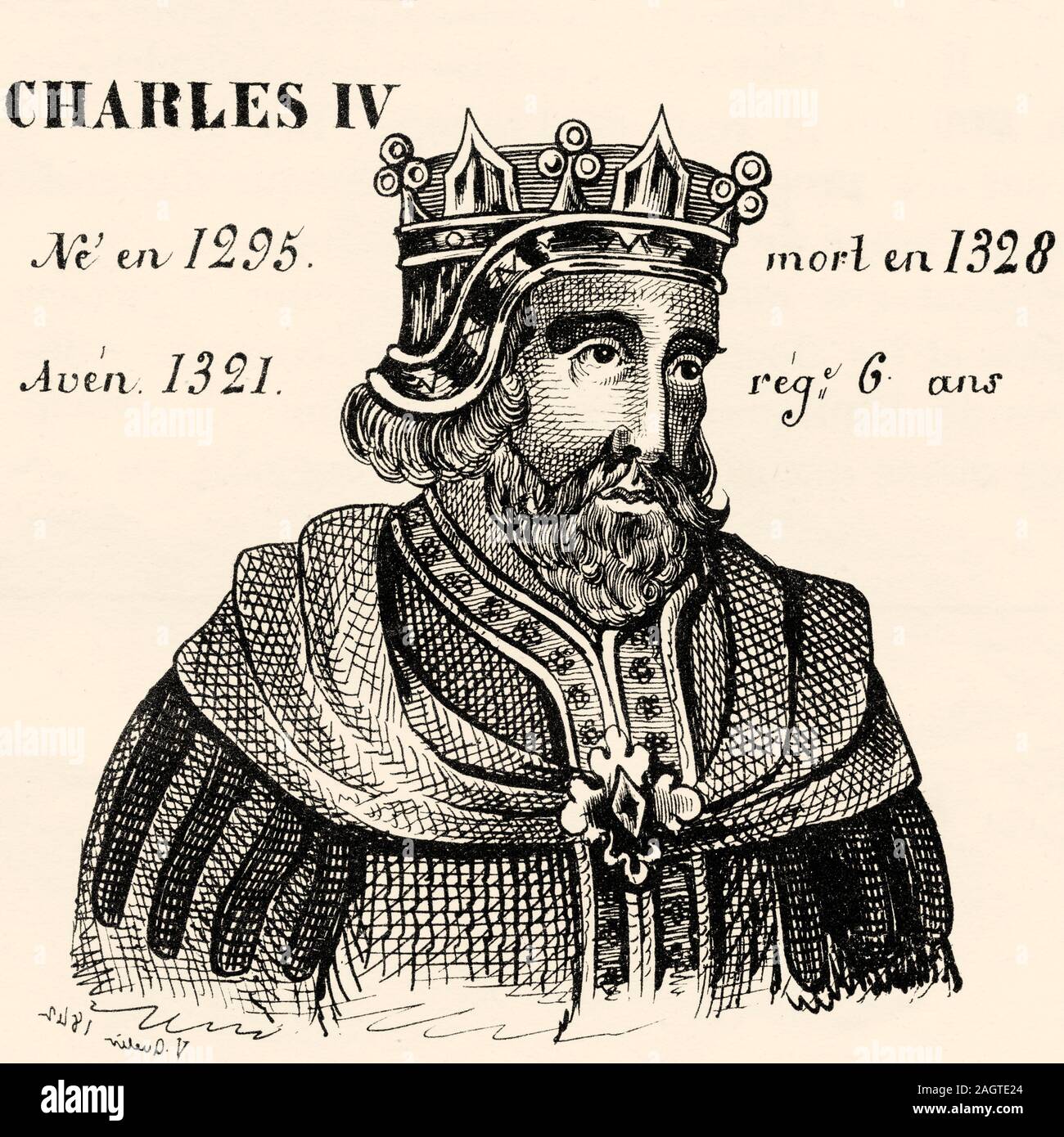 King charles iv of france Banque de photographies et d’images à haute ...