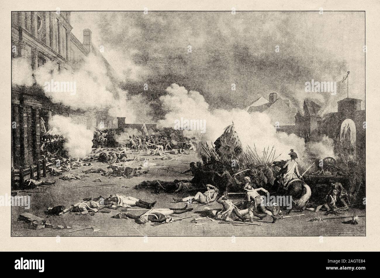 Palais des tuileries 1792 Banque de photographies et d’images à haute ...