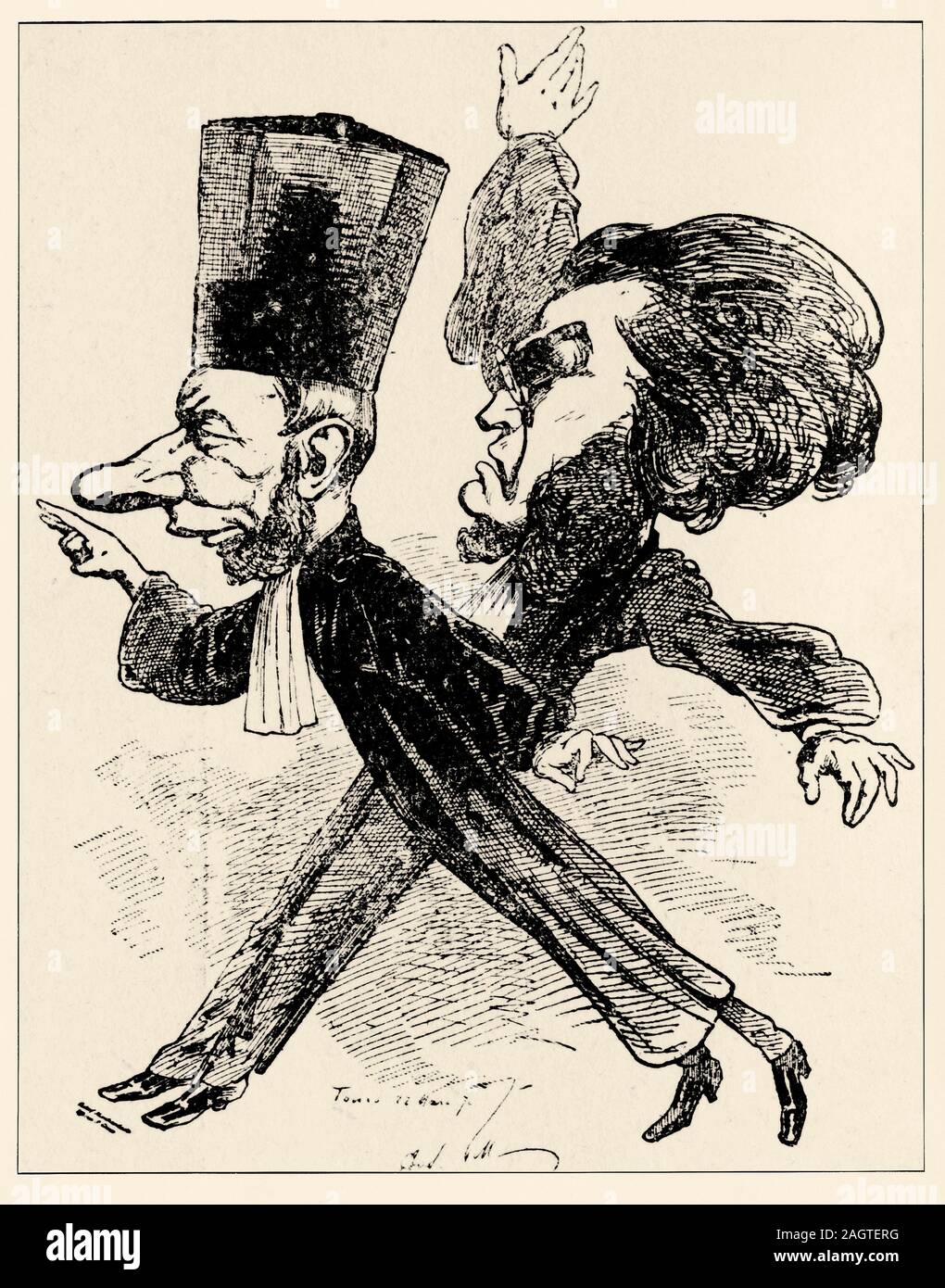Les funérailles de Victor Noir. Laurier et Floquet les avocats de la ...