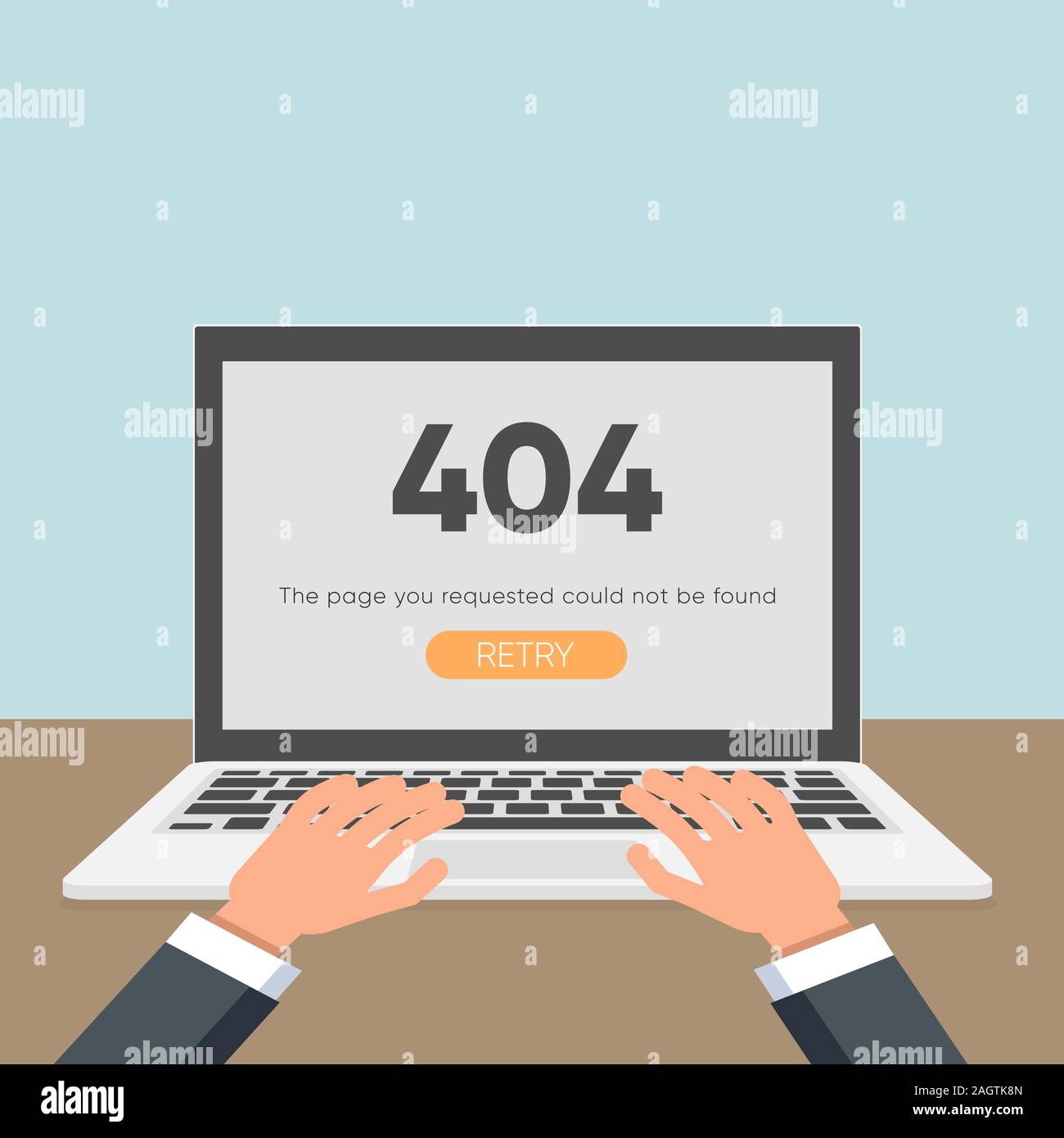 Notion d'erreur informatique Banque d'images vectorielles - Alamy