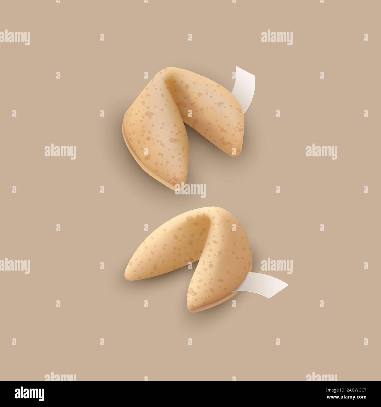 Fortune Cookies chinois Image Vectorielle Stock - Alamy