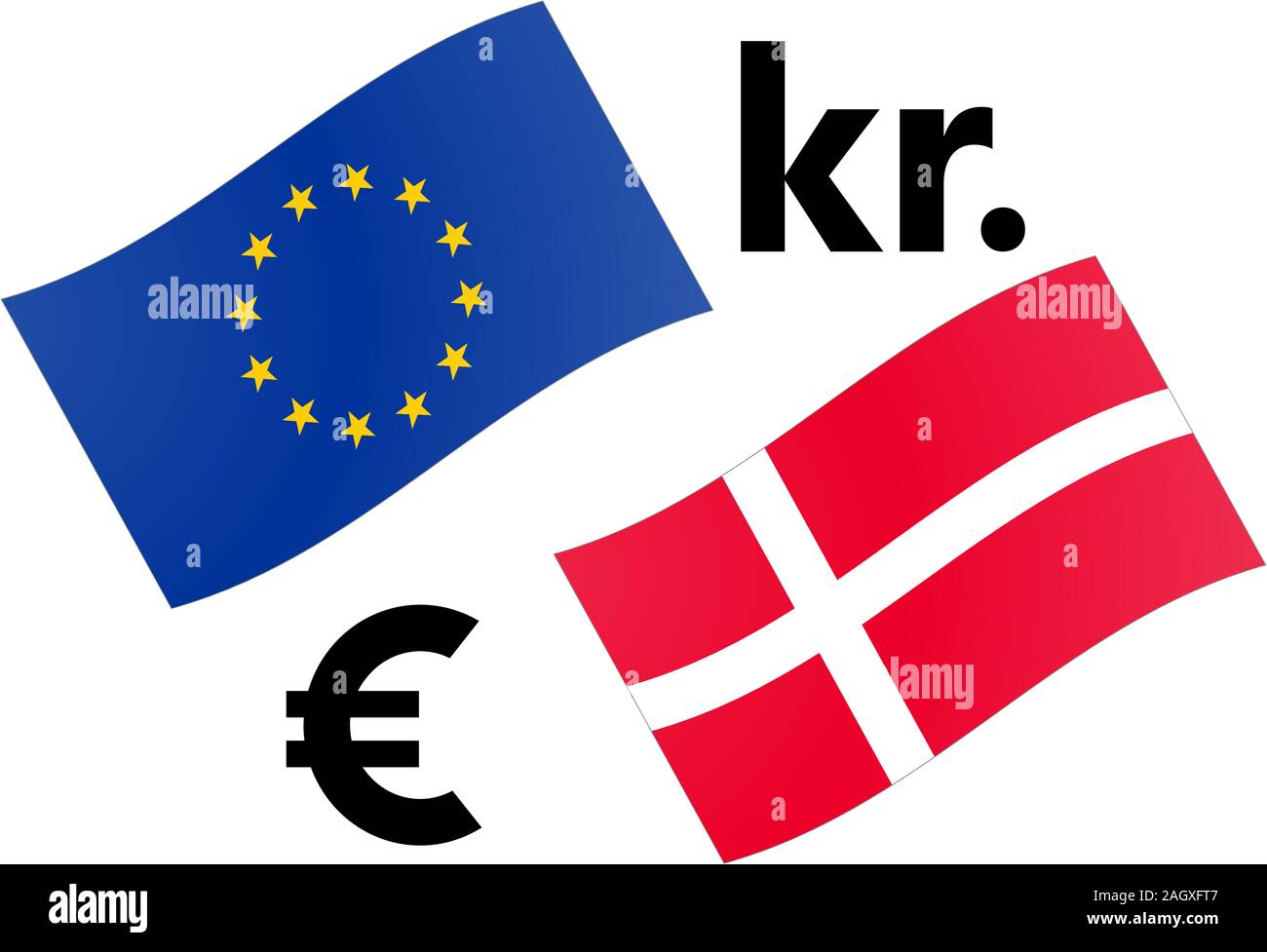 Drapeau eur Banque d'images vectorielles - Alamy