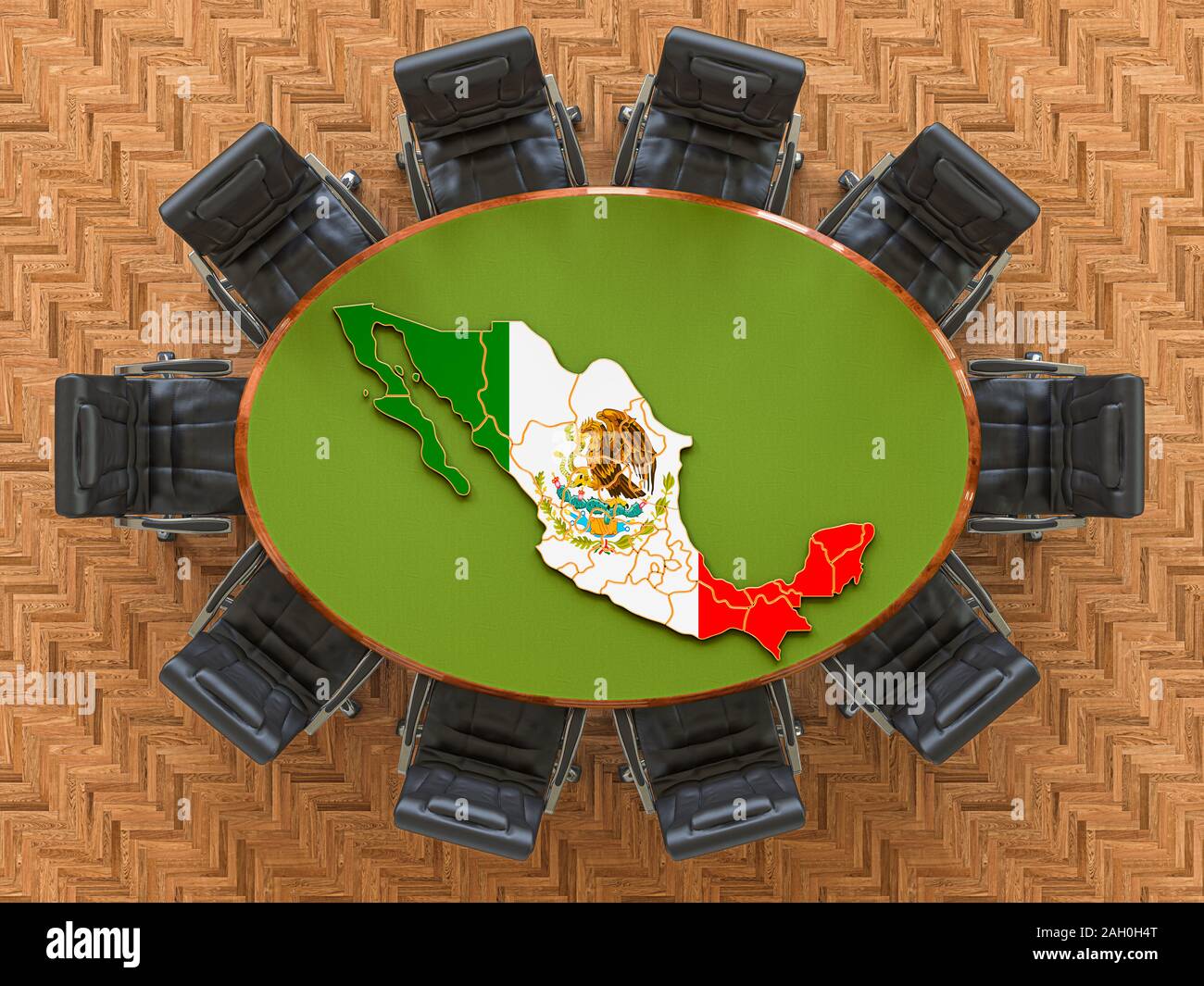 Mexico map political map Banque de photographies et d’images à haute ...